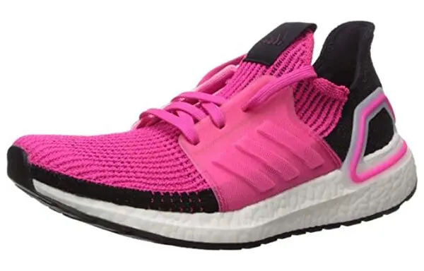 Adidas Ultraboost 19 Athletic Sneakers - Black/pink