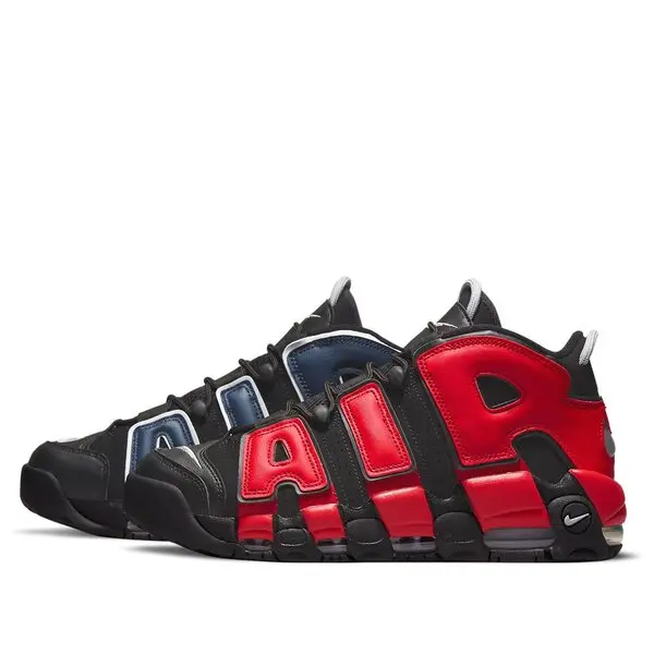 Nike More Uptempo '96 "split" Sneakers - Black/blue/red