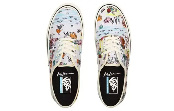VANS Authentic Surf Graphic Print Lace-up Sneakers