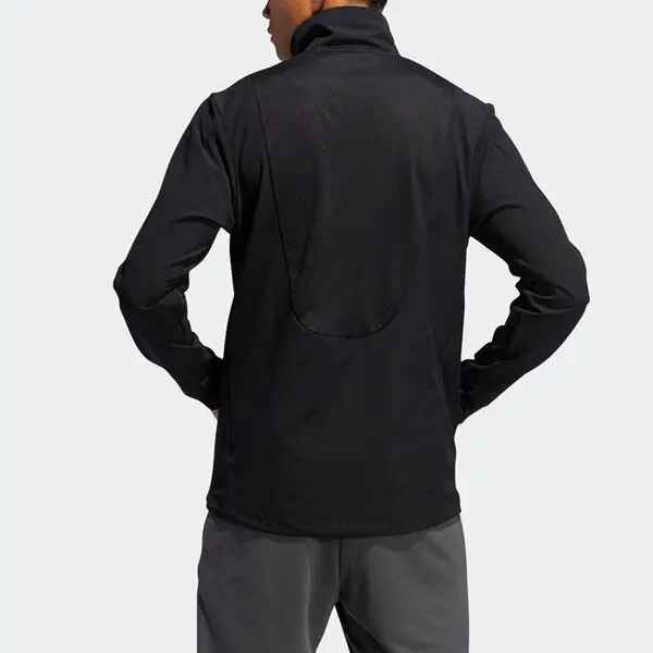 Adidas Cool Touch Track Jacket With Sporty Stripes