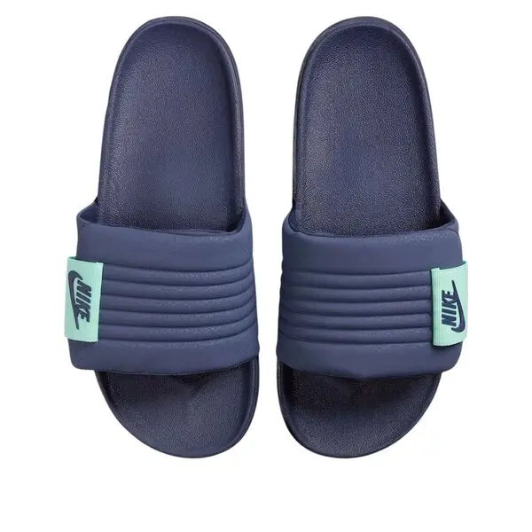 Nike Off-court Adjust Slides - Midnight Navy/mint Foam