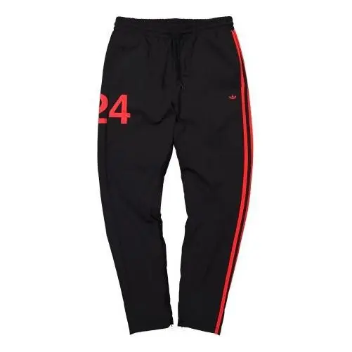 Adidas Originals X 424 Track Pants Crossover Asymmetric Sports Pants - Black