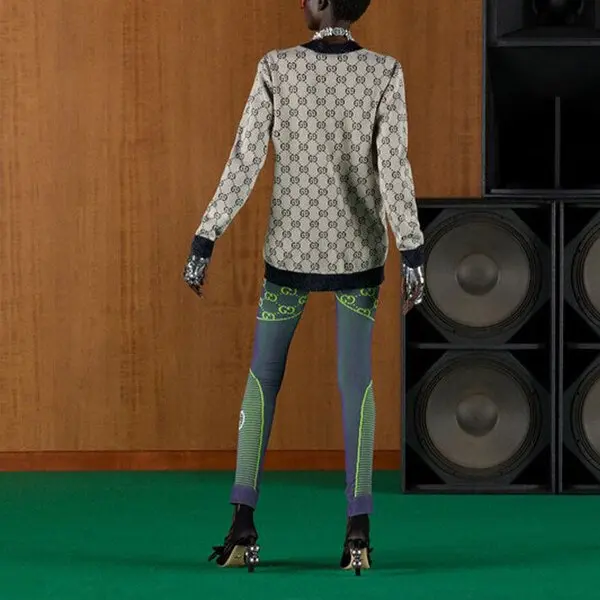 Gucci Gg Cotton Jacquard Cardigan