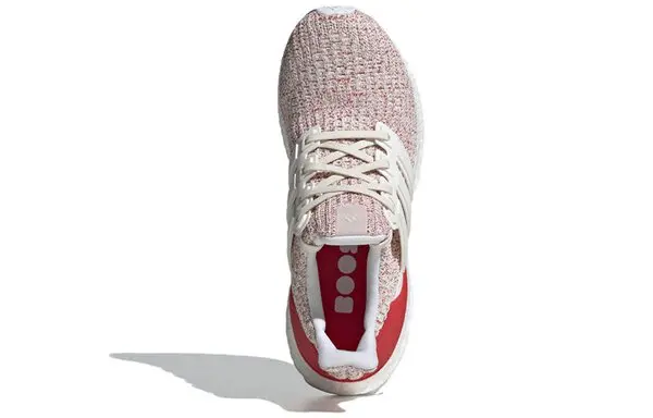 Adidas Ultraboost 4.0 Athletic Sneakers - White/red