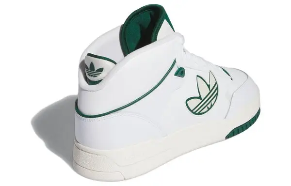 Adidas Drop Step Xl 2.0 High Top Sneakers - White/green