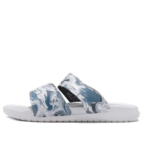 Nike Benassi Duo Ultra Slide Sandals - Blue/white