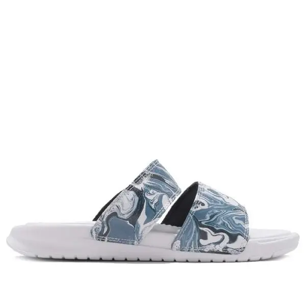 Nike Benassi Duo Ultra Slide Sandals - Blue/white