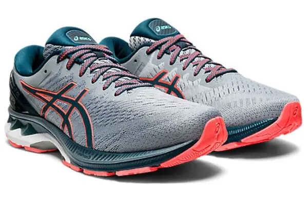 Asics Gel-kayano 27 Athletic Sneakers - Grey/blue/orange