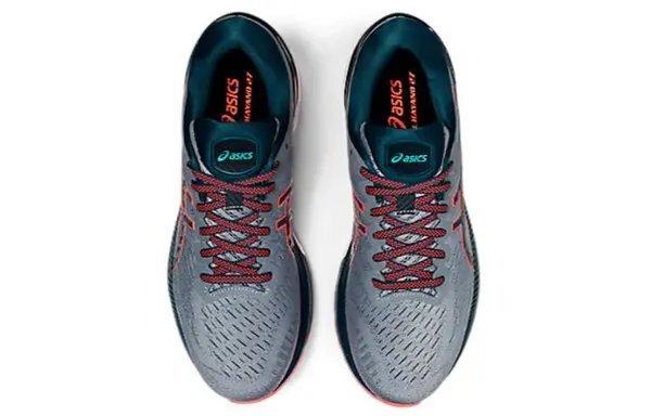 Asics Gel-kayano 27 Athletic Sneakers - Grey/blue/orange