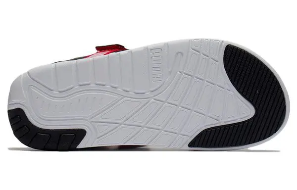 PUMA Signature Softride Casual Sandals - Black/red/blue