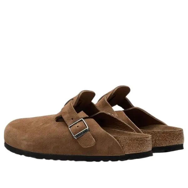 BIRKENSTOCK Boston Soft Footbed Clogs - Dark Tea