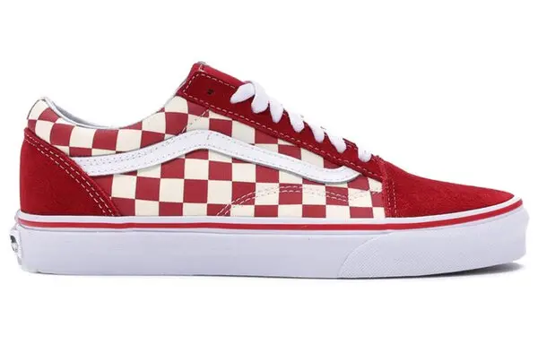 VANS Old Skool Sneakers - Red/white