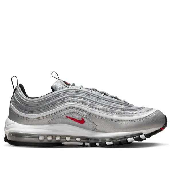 Nike Max 97 Og "silver Bullet" 2022 Sneakers - Silver/red/black