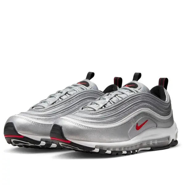 Nike Max 97 Og "silver Bullet" 2022 Sneakers - Silver/red/black