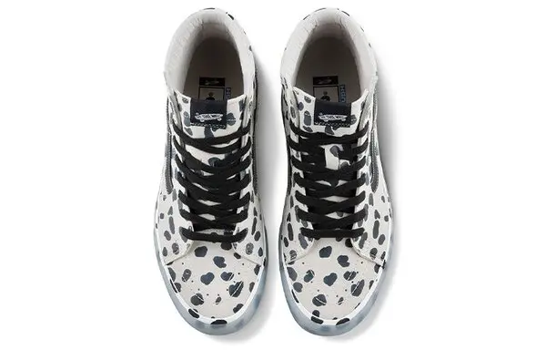 VANS Sk8-hi Vault Lx 'dalmatian' High Top Sneakers