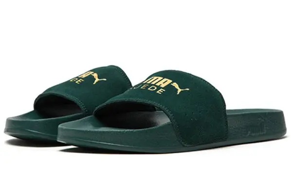 PUMA Leadcat Suede Slides - Green