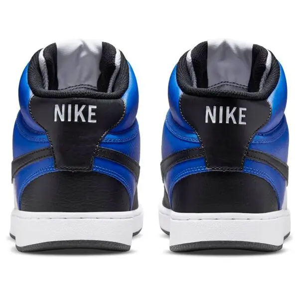 Nike Court Vision Mid Sneakers - White/blue/black