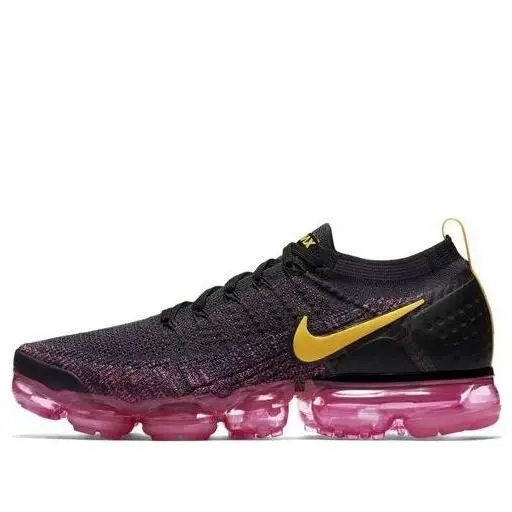 Nike Vapormax Flyknit 2 Athletic Sneakers - Black/red