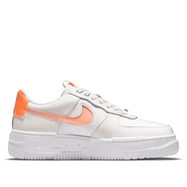 Nike Force 1 Pixel Sneakers - White/orange