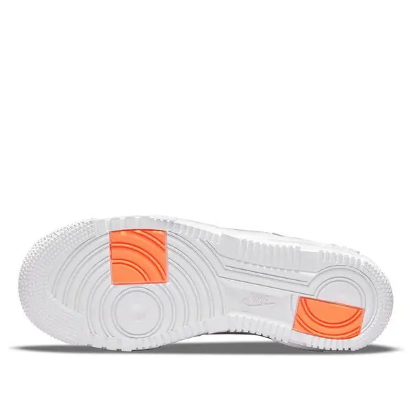 Nike Force 1 Pixel Sneakers - White/orange