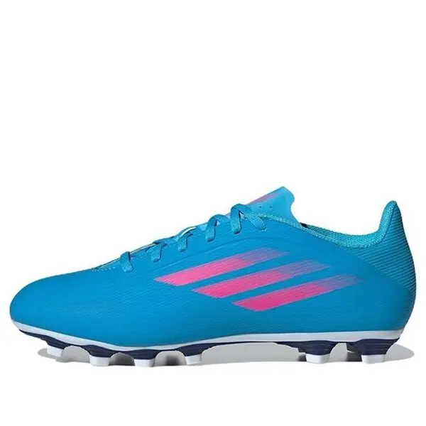 Adidas X Speedflow.4 Flexible Ground Boots - Blue/pink