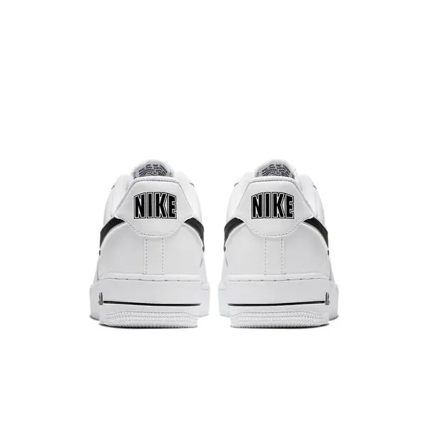 Nike Force 1 Low '07 3 "white Black" Sneakers - Black/white