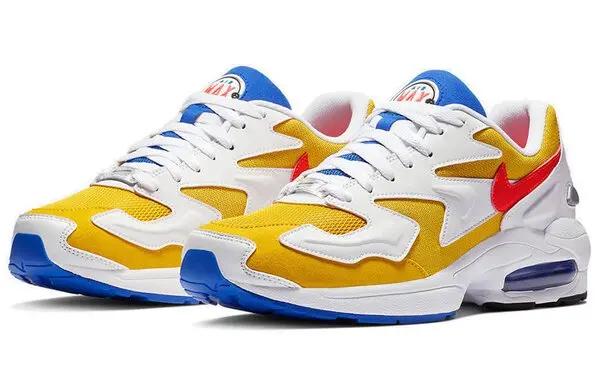Nike Max 2 Light Sneakers - White/red/yellow