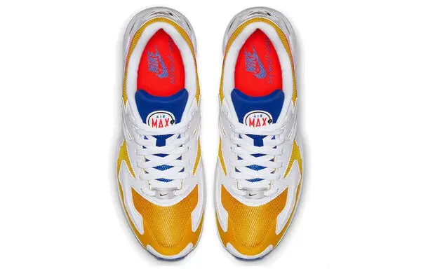 Nike Max 2 Light Sneakers - White/red/yellow