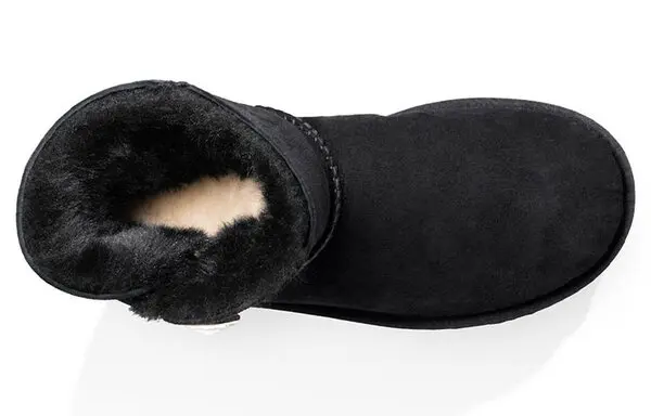 UGG Mini Bailey Button Bling Boots - Black