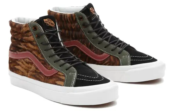 VANS Sk8-hi Dx High Top Sneakers - Brown/gray/black