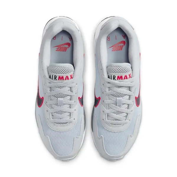 Nike Max Solo Cool Grey Sneakers - Grey/red/white