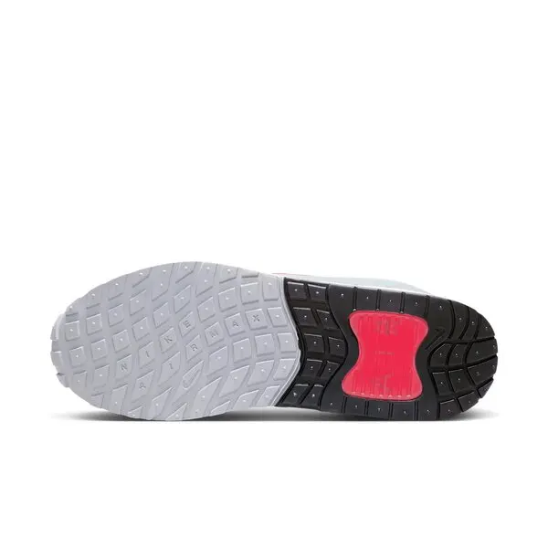 Nike Max Solo Cool Grey Sneakers - Grey/red/white