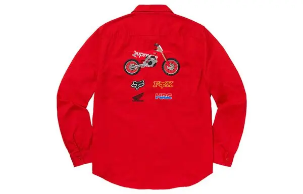 Supreme X Honda Fox Racing Work Shirt