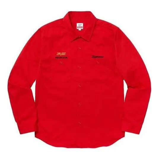 Supreme X Honda Fox Racing Work Shirt