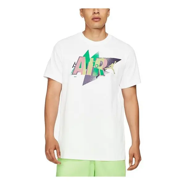 JORDAN Air Casual Sports T-shirt - White