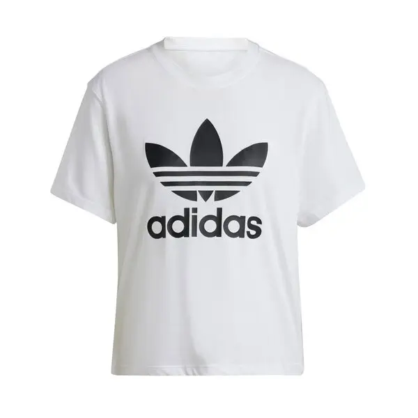 Adidas Adicolor Trefoil Boxy T-shirt - White/black