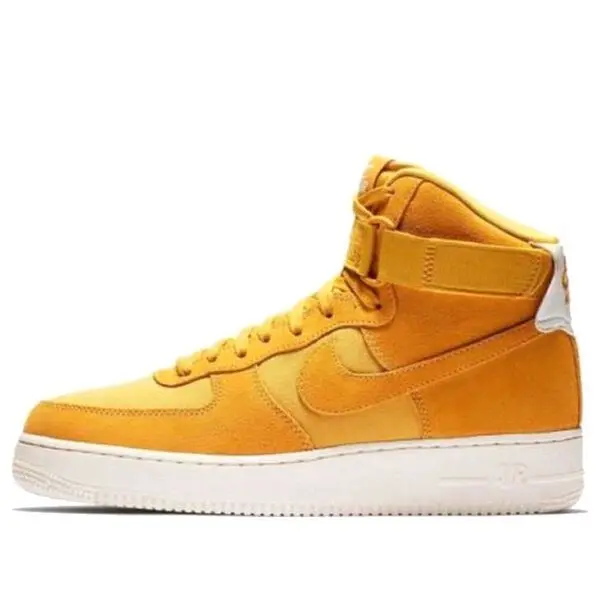 Nike Force 1 High Suede - Yellow/white