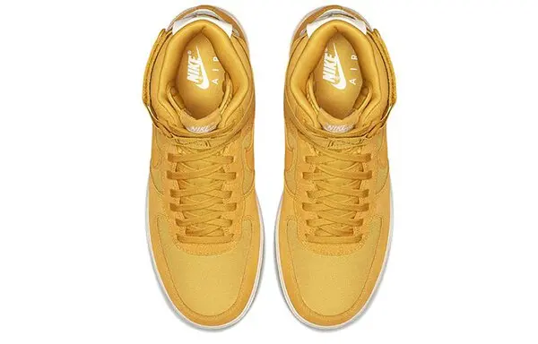 Nike Force 1 High Suede - Yellow/white