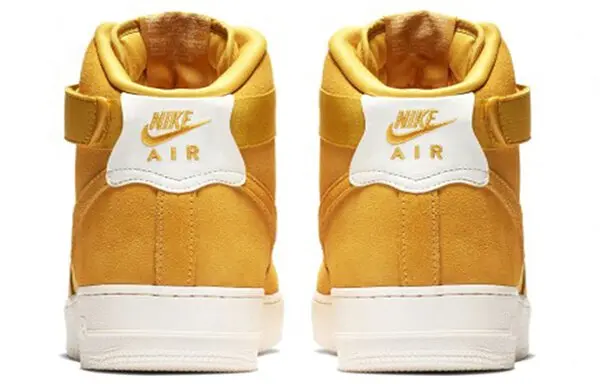 Nike Force 1 High Suede - Yellow/white