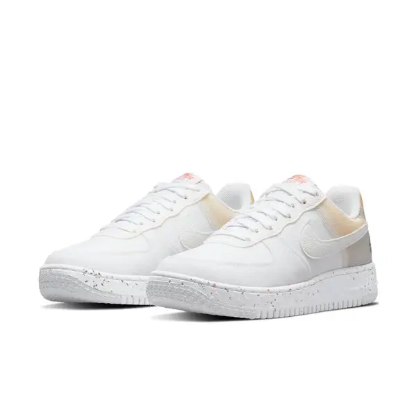 Nike Force 1 Crater Move To Zero Sneakers - White/beige/brown