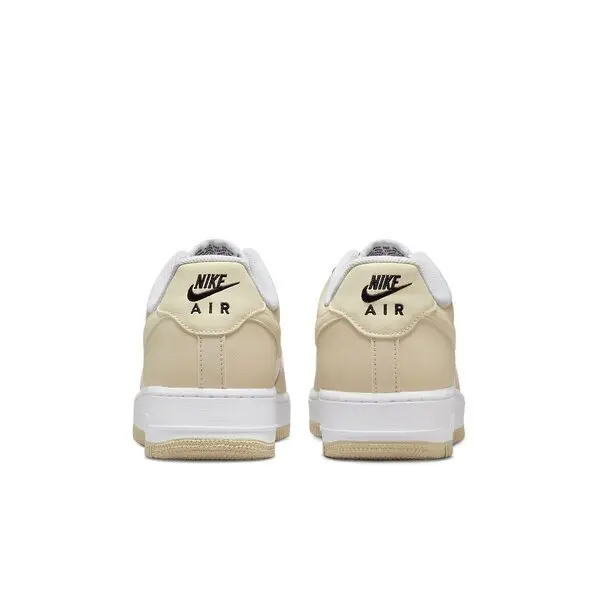 Nike Force 1 '07 Low Rattan Lace-up Sneakers - White/brown