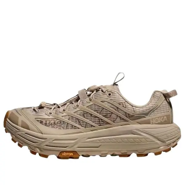 Hoka One One X Atmos Mafate Three 2 Grid Jp Sneakers - Linen