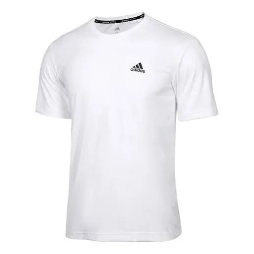 Adidas Sports Round Neck Short Sleeve - White