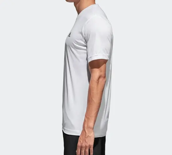 Adidas Sports Round Neck Short Sleeve - White