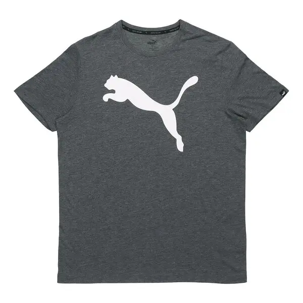 PUMA Casual Sports Running Breathable Round Neck Short Sleeve - Black