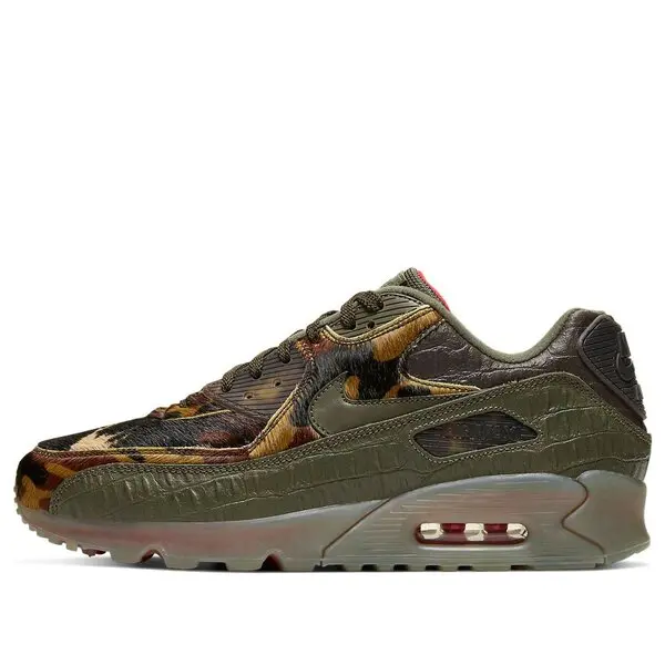Nike Max 90 "croc Camo" Lace-up Sneakers - Green