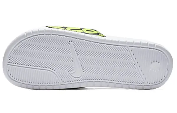 Nike Benassi Jdi Print Slides - White/black/green