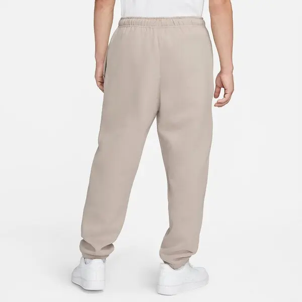 Nike Solo Swoosh Fleece Sweatpants - Malt/white
