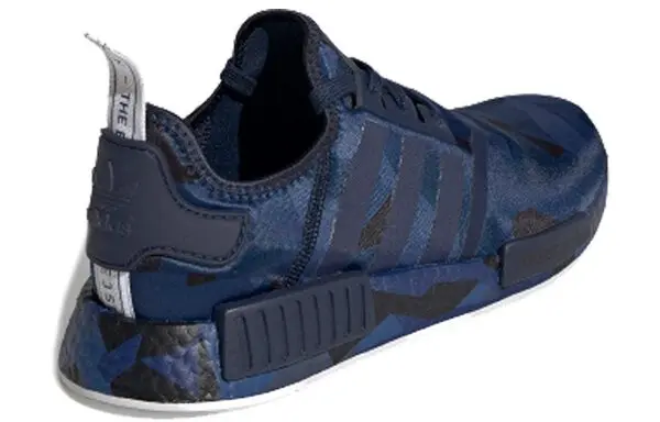 Adidas Nmd_r1 Fractal Camo Sneakers - Navy