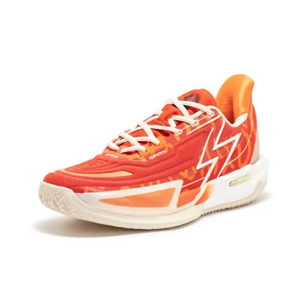 361 DEGREES Big3 4.0 Quick Pro Athletic Sneakers - Red/orange/beige